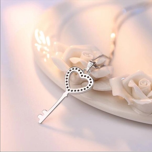 Jewelry | Sterling Silver 925 Key Necklace | Poshmark